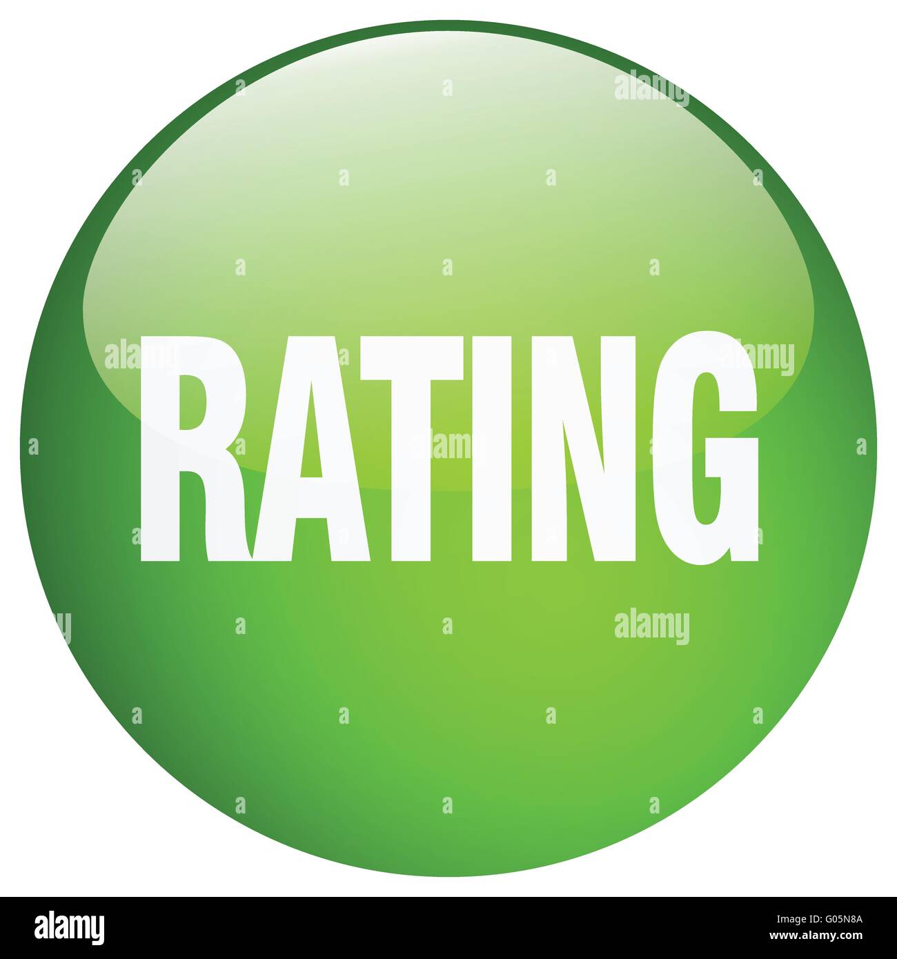 rating green round gel isolated push button Stock Vector Image & Art ...