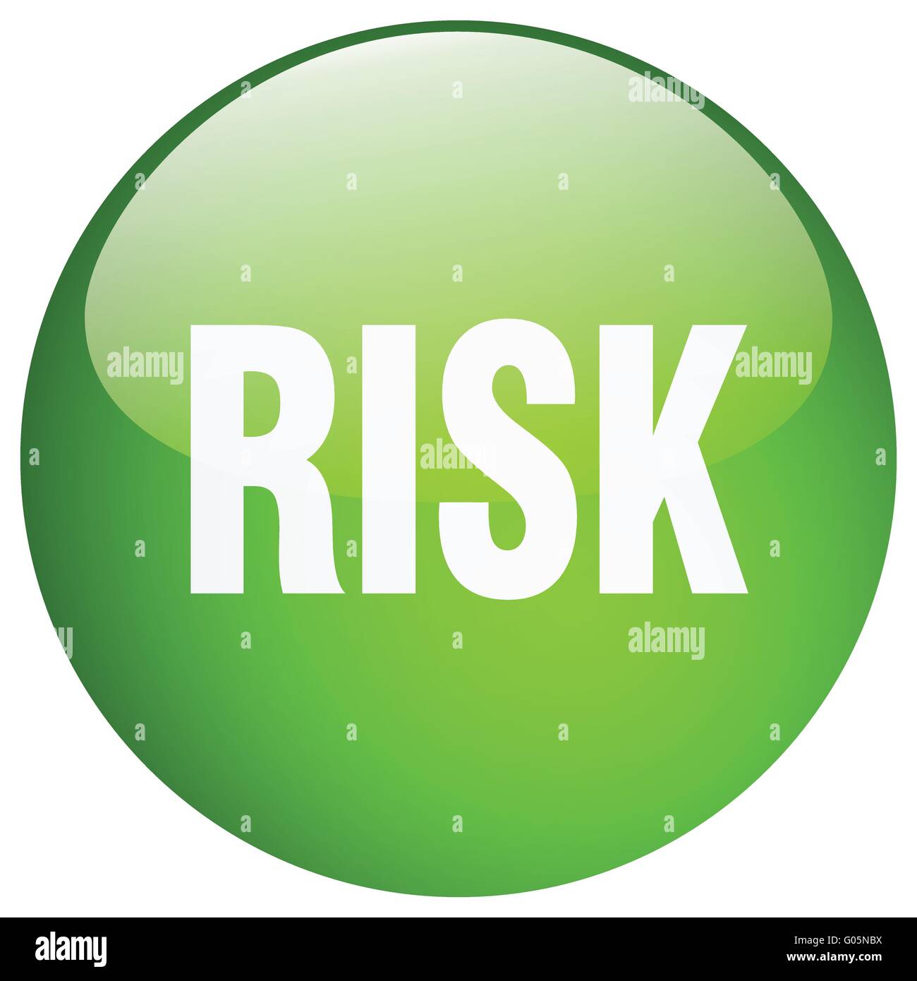 risk green round gel isolated push button Stock Vector Image & Art - Alamy