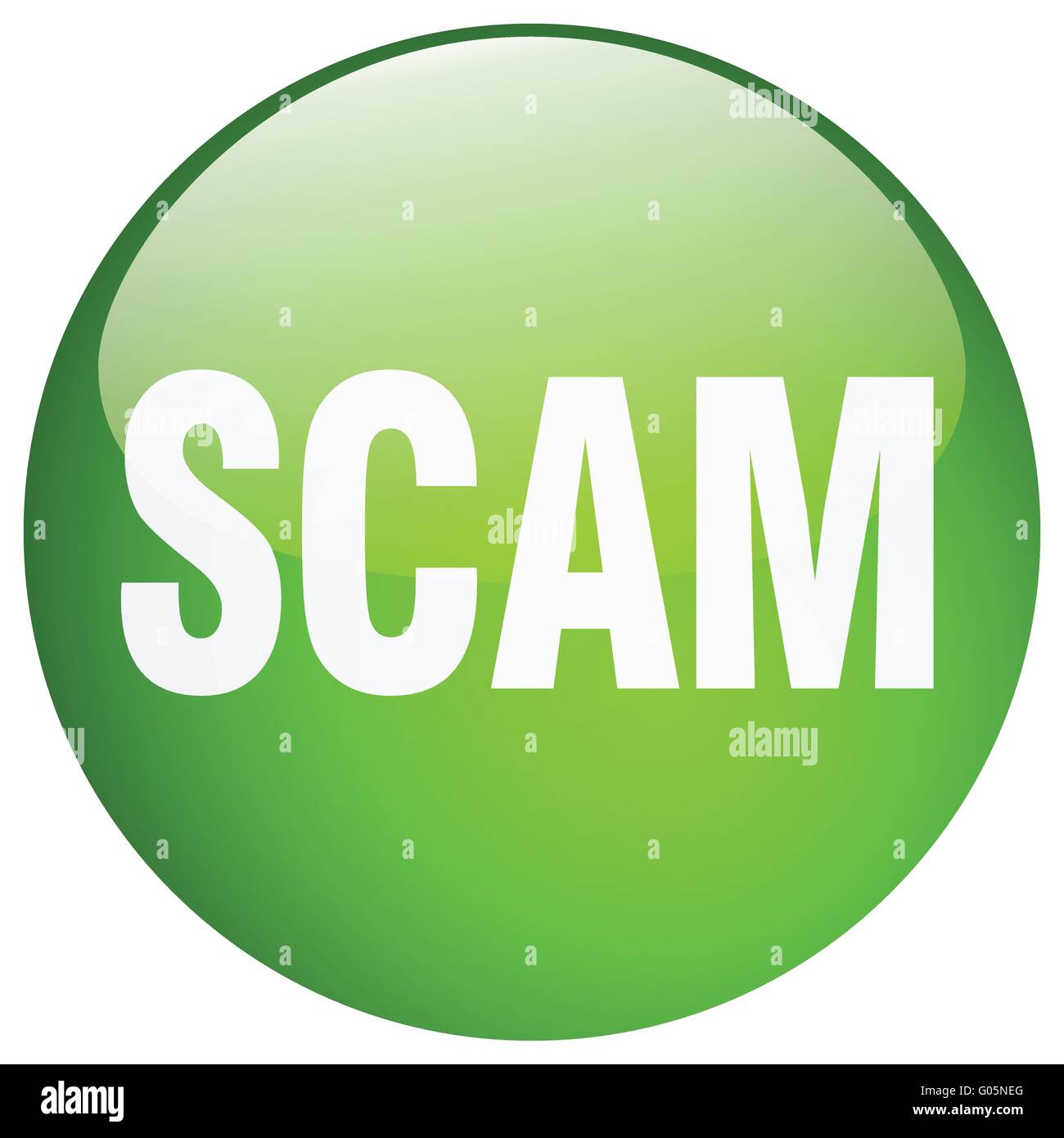 scam green round gel isolated push button Stock Vector Image & Art - Alamy