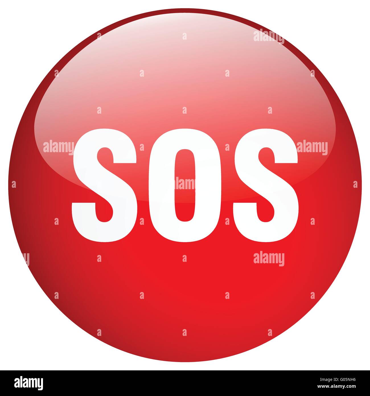 sos red round gel isolated push button Stock Vector Image & Art - Alamy
