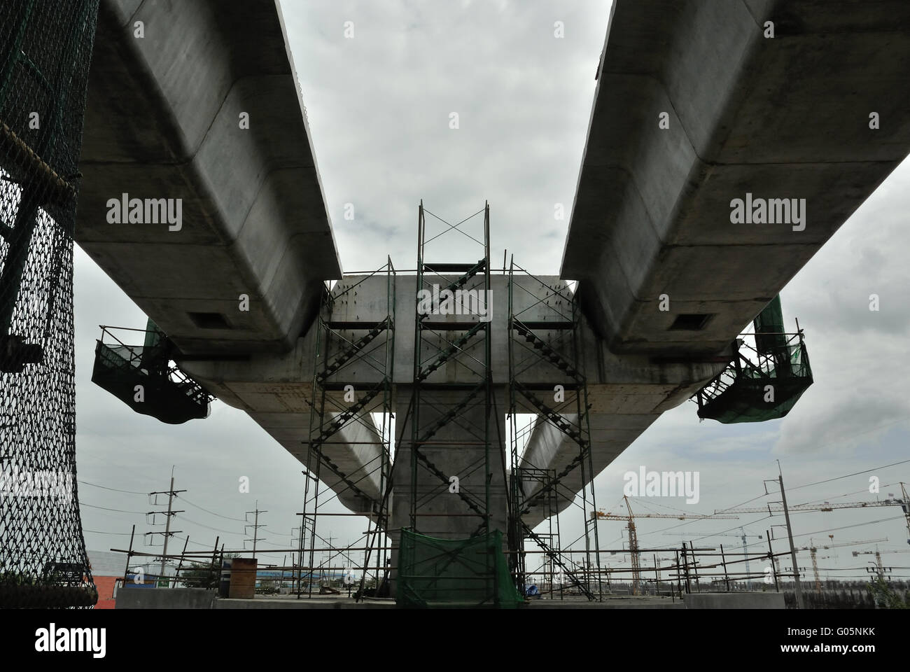 BTS rail construction Stock Photo - Alamy