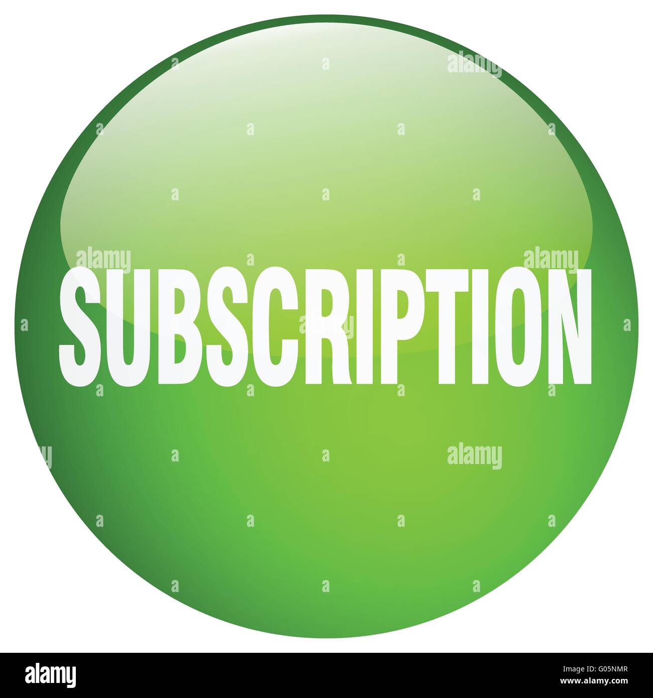 subscription green round gel isolated push button Stock Vector Image ...