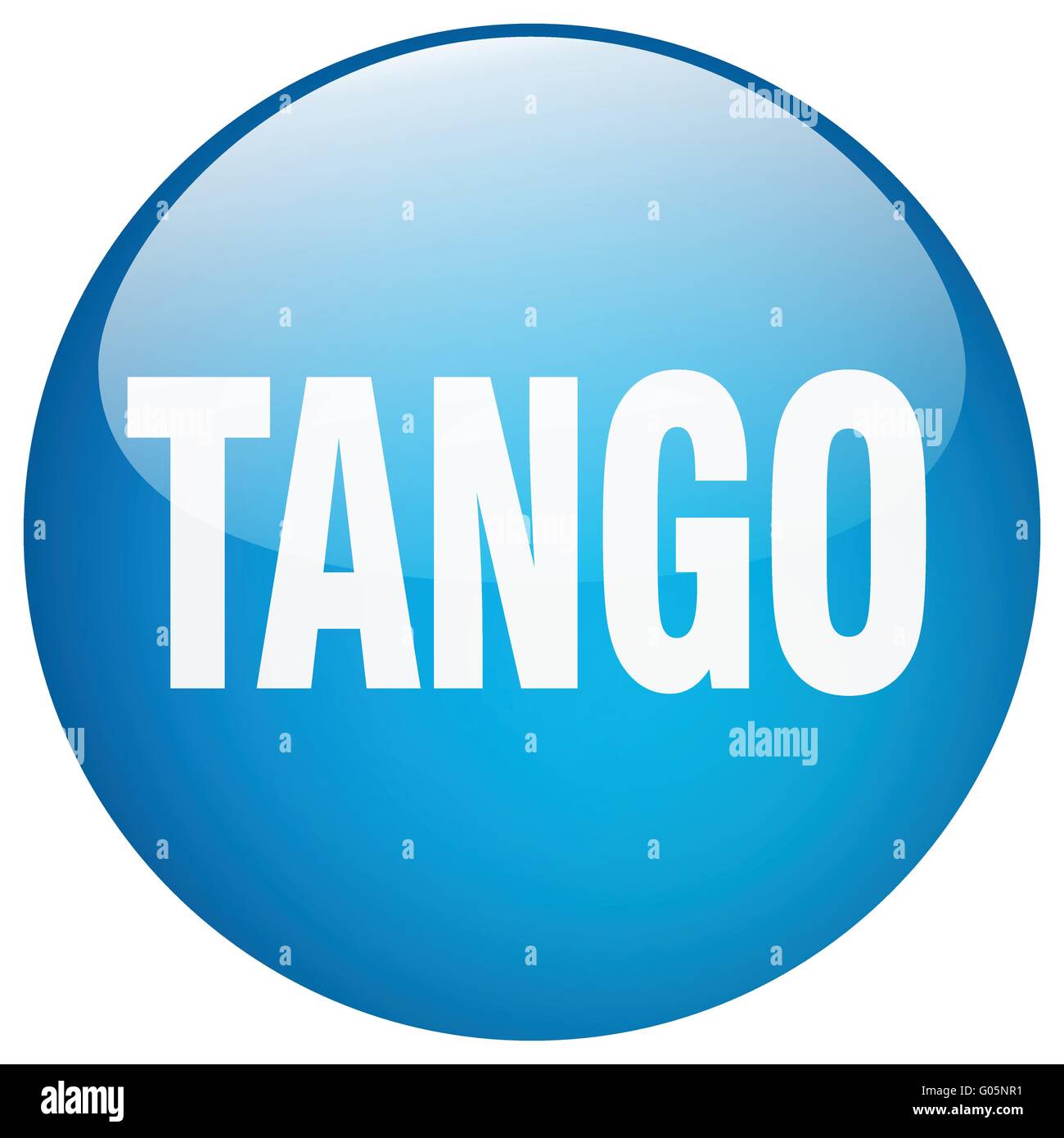 tango blue round gel isolated push button Stock Vector Image & Art - Alamy