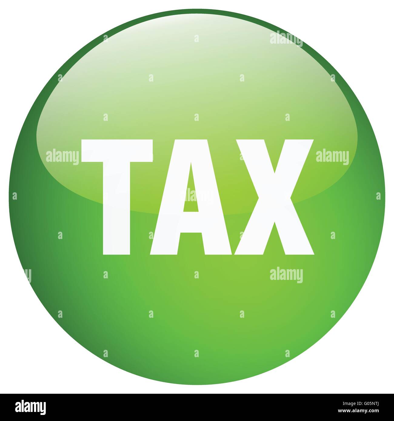 tax green round gel isolated push button Stock Vector Image & Art - Alamy