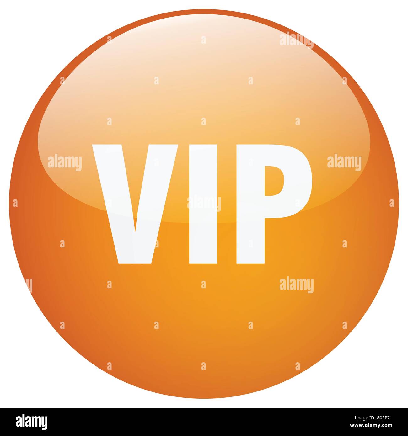 vip orange round gel isolated push button Stock Vector Image & Art - Alamy