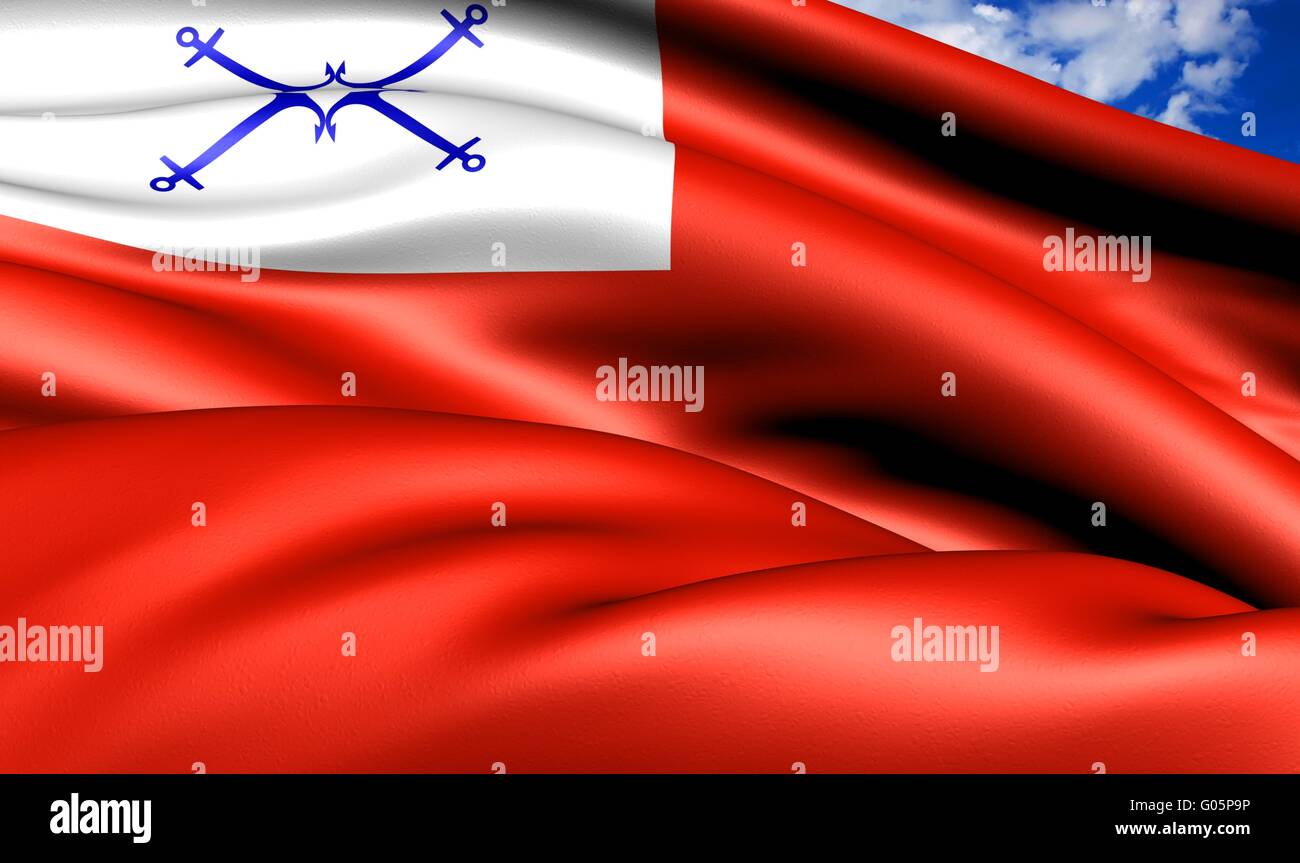 Russian Naval Captain Ensign (1827). Close Up Stock Photo - Alamy