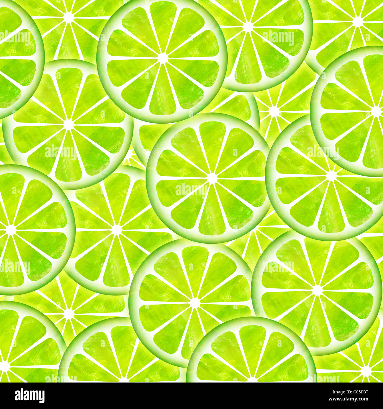 Slice of lemon pattern illustration with texture Stock Photo - Alamy