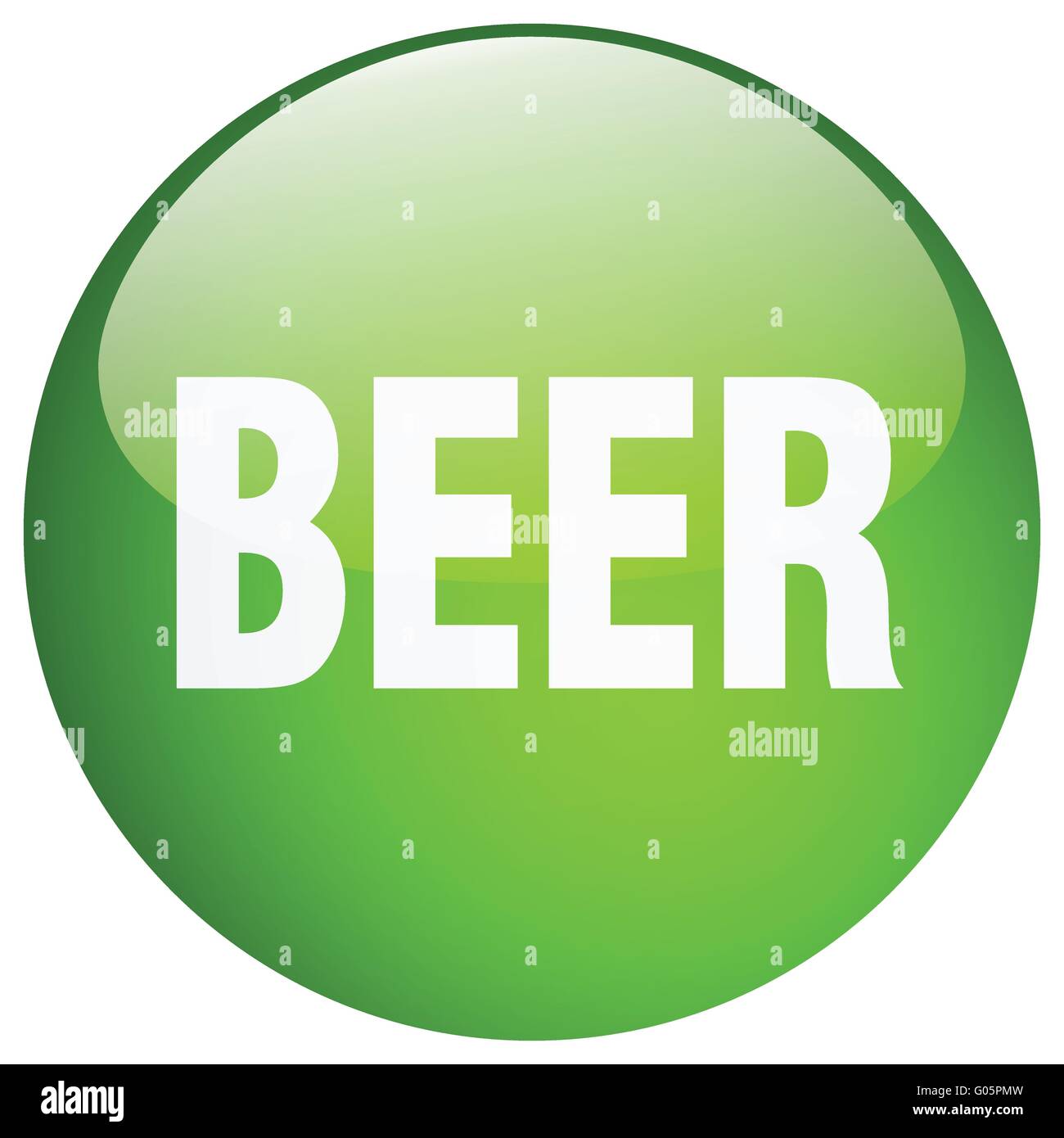 beer green round gel isolated push button Stock Vector Image & Art - Alamy