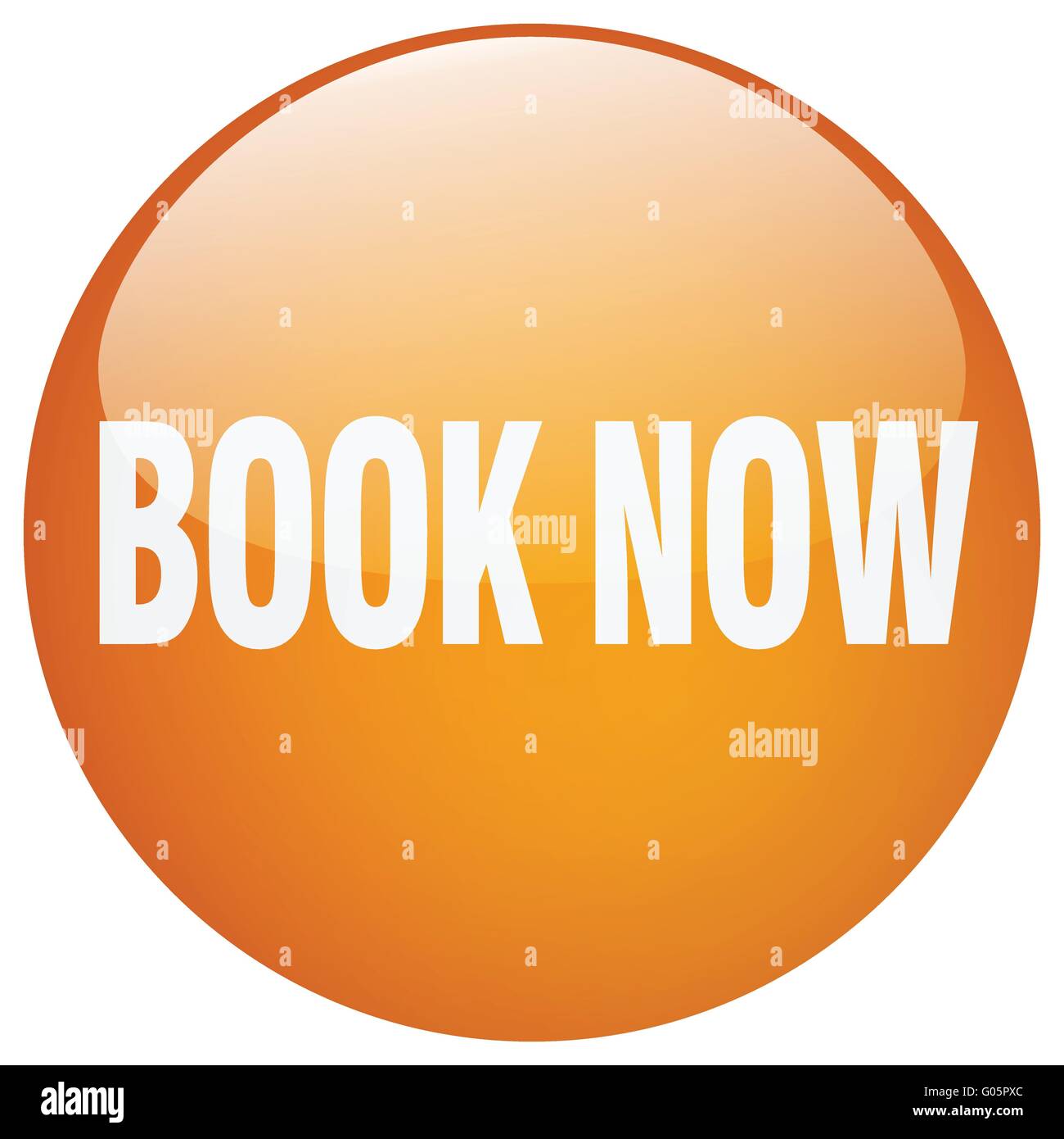 book now orange round gel isolated push button Stock Vector Image & Art ...