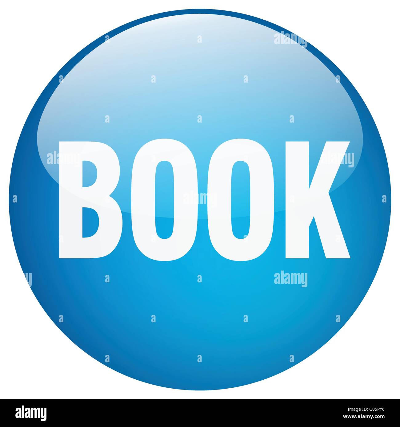 book blue round gel isolated push button Stock Vector Image & Art - Alamy