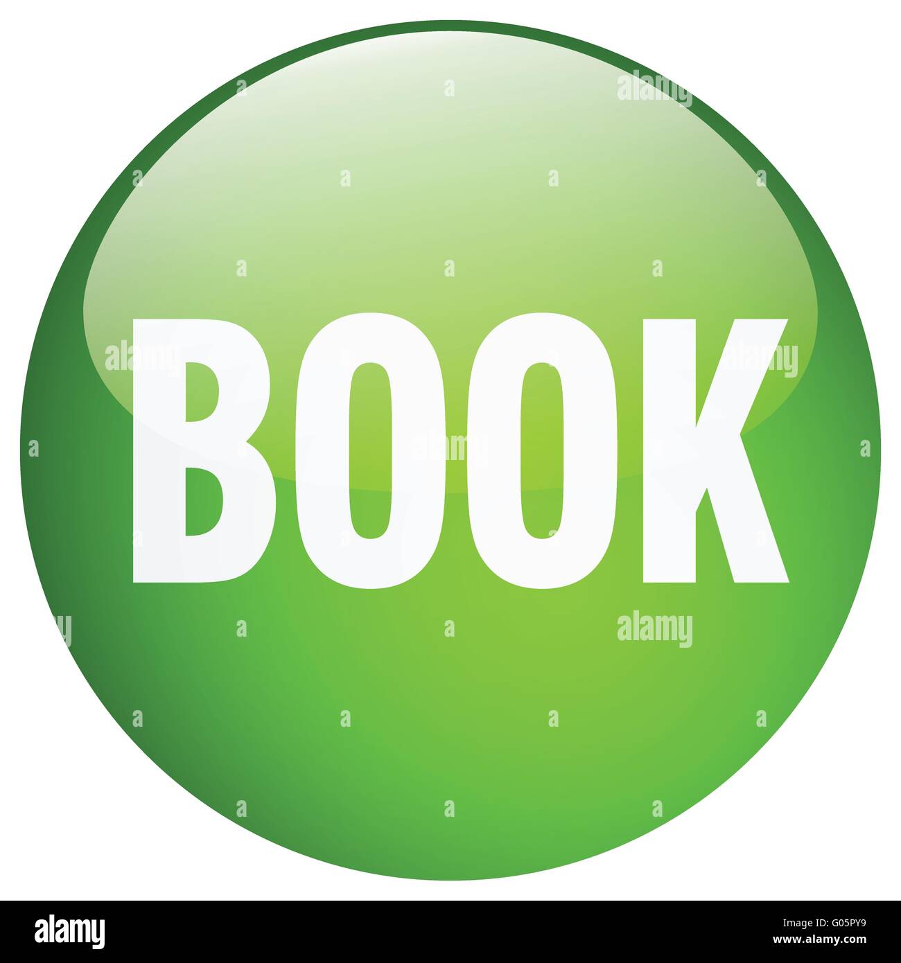 book green round gel isolated push button Stock Vector Image & Art - Alamy