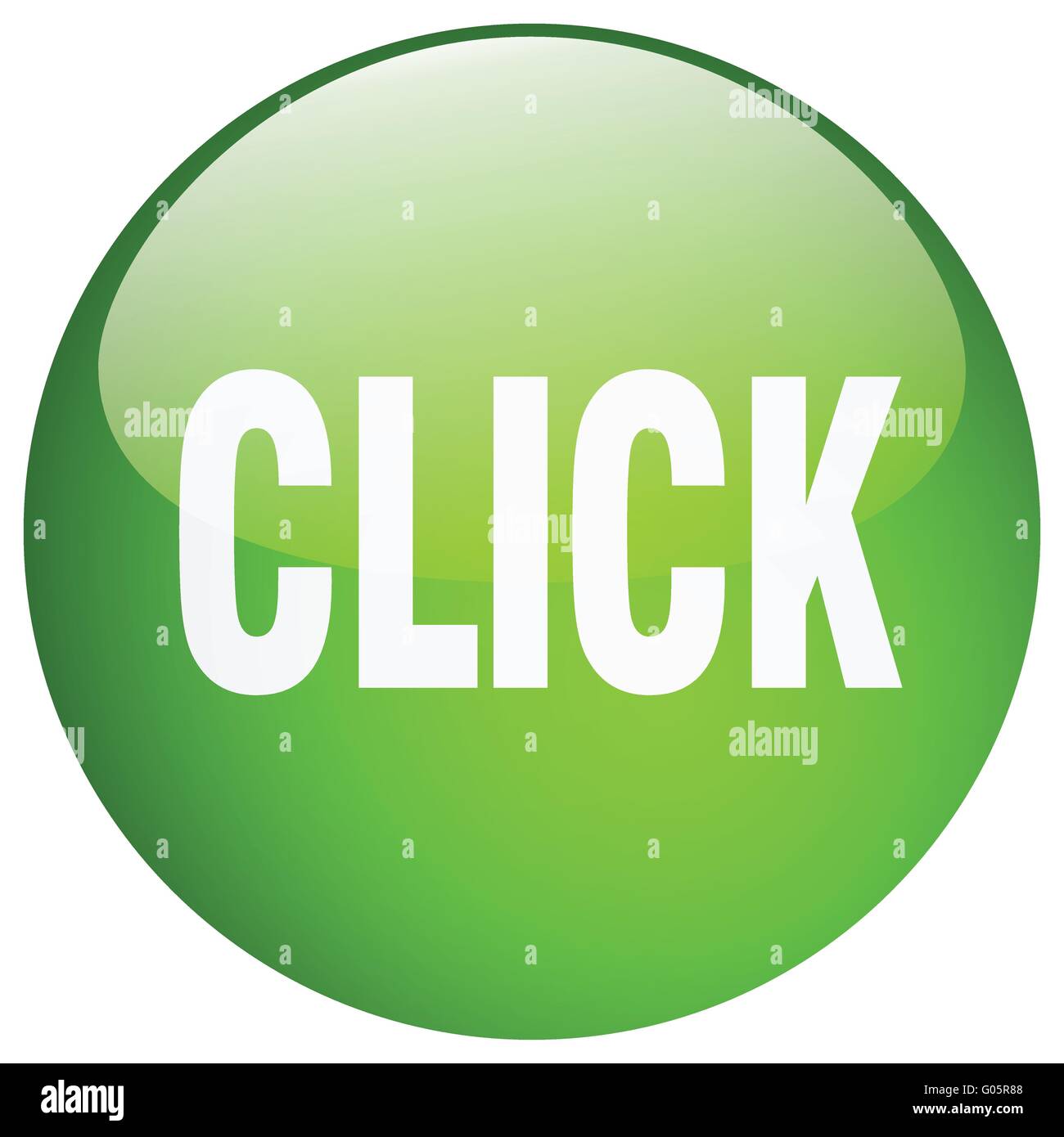 click green round gel isolated push button Stock Vector Image & Art - Alamy