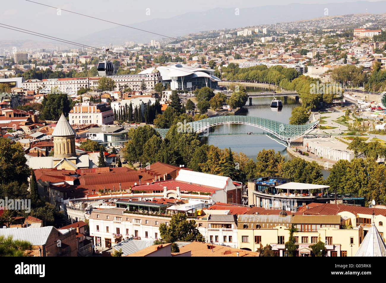Panoramic view of Old Tbilisi, Republic of Georgia Stock Photo - Alamy