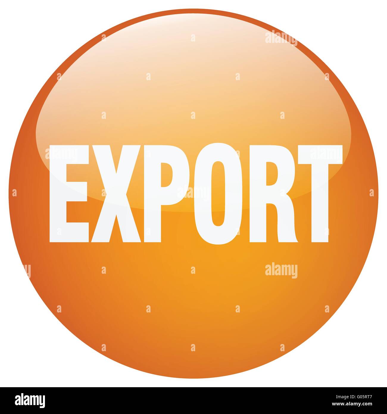export orange round gel isolated push button Stock Vector Image & Art ...