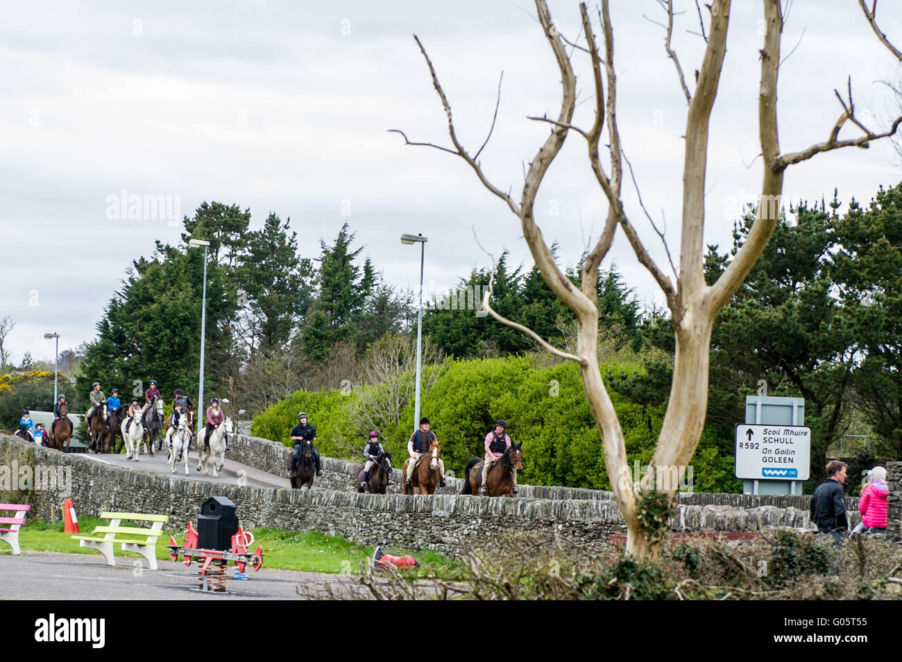 The Ballydehob - Schull Cheval passes the Ballydehob Playground on its ...