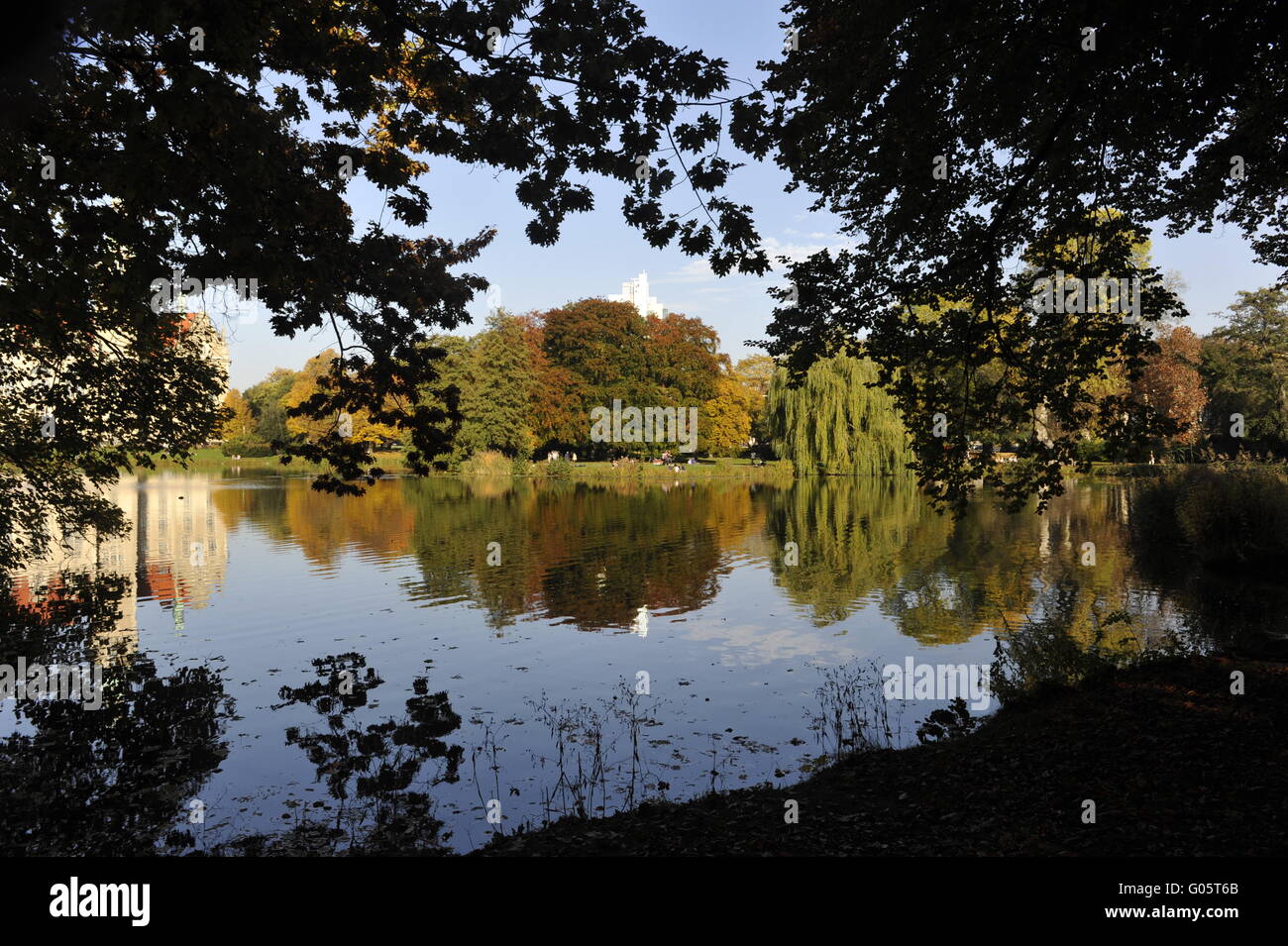 Autumn landscape in Hanover,Germany Stock Photo - Alamy