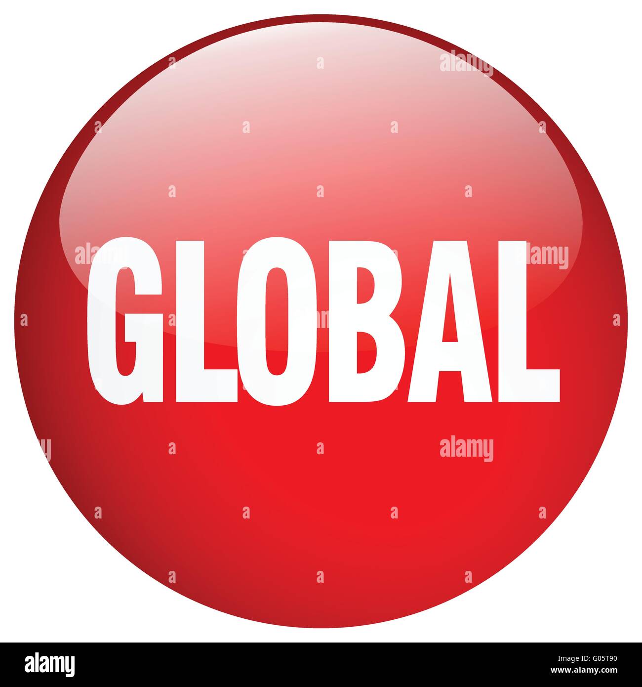global red round gel isolated push button Stock Vector Image & Art - Alamy