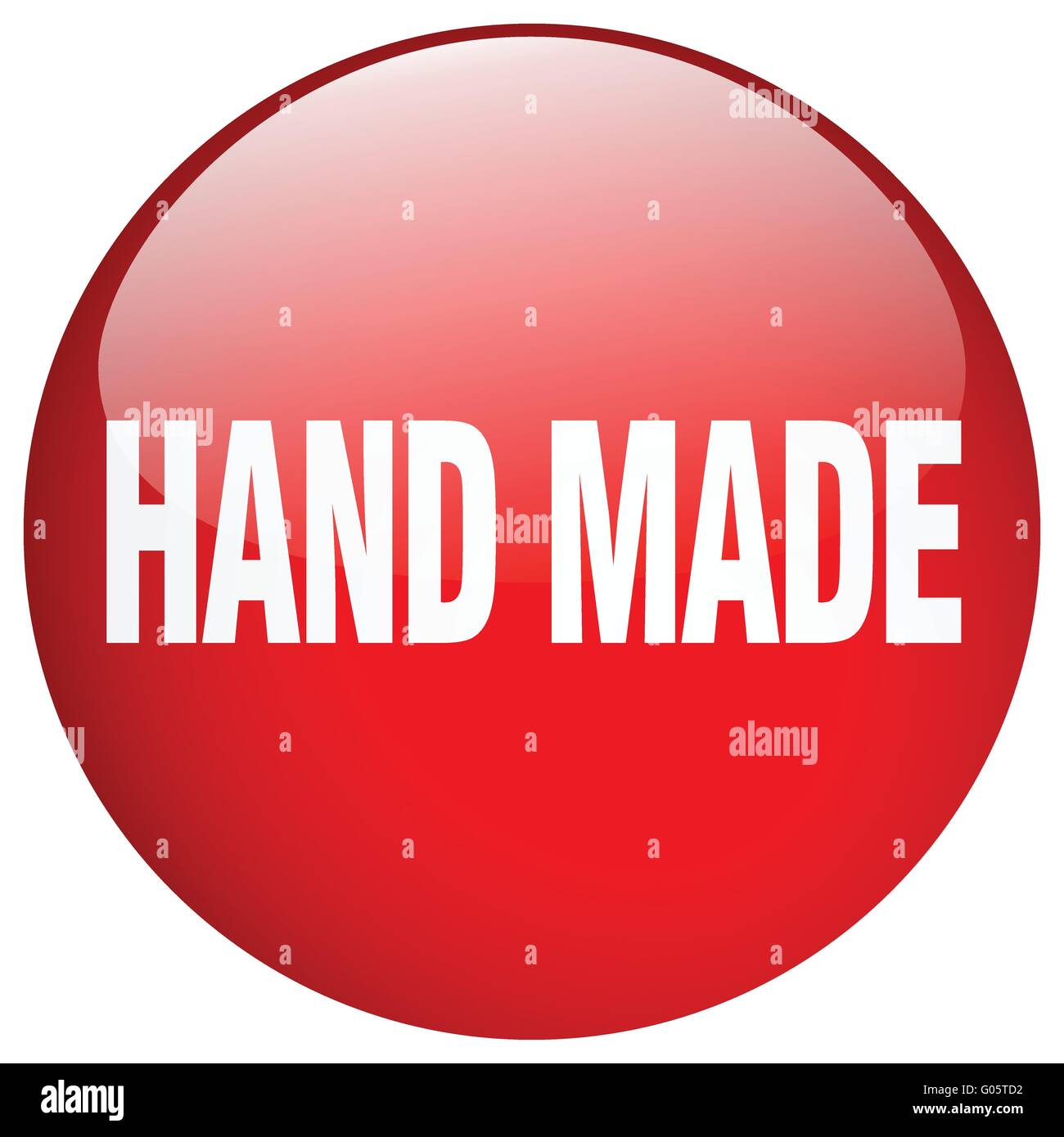 hand made red round gel isolated push button Stock Vector Image & Art - Alamy