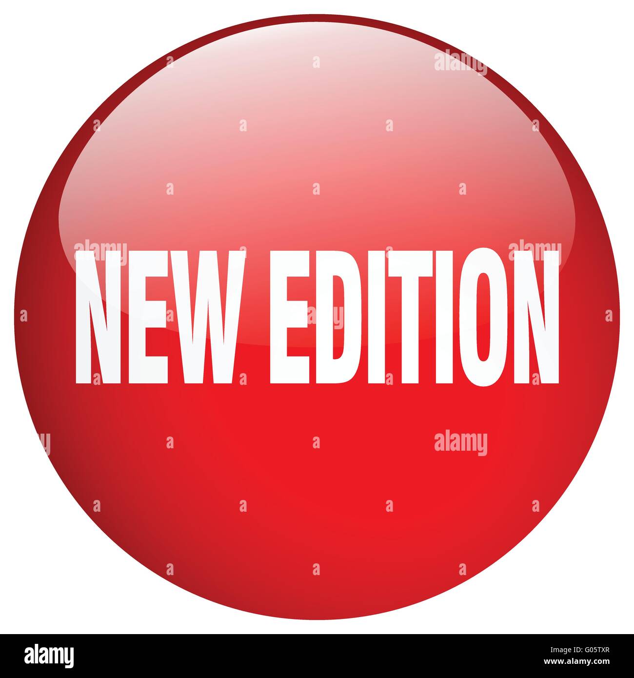 new edition red round gel isolated push button Stock Vector Image & Art ...