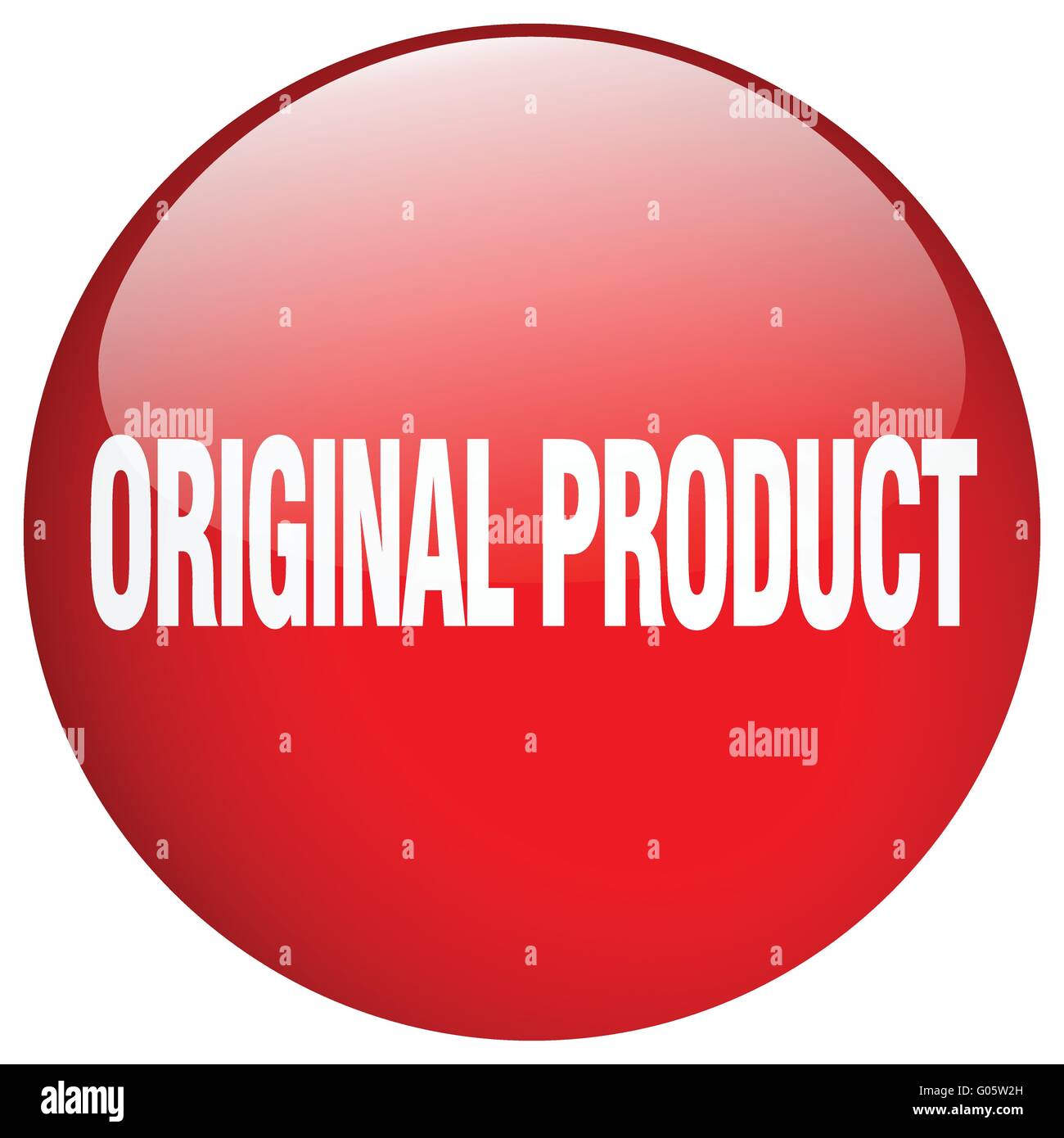 original product red round gel isolated push button Stock Vector Image & Art - Alamy