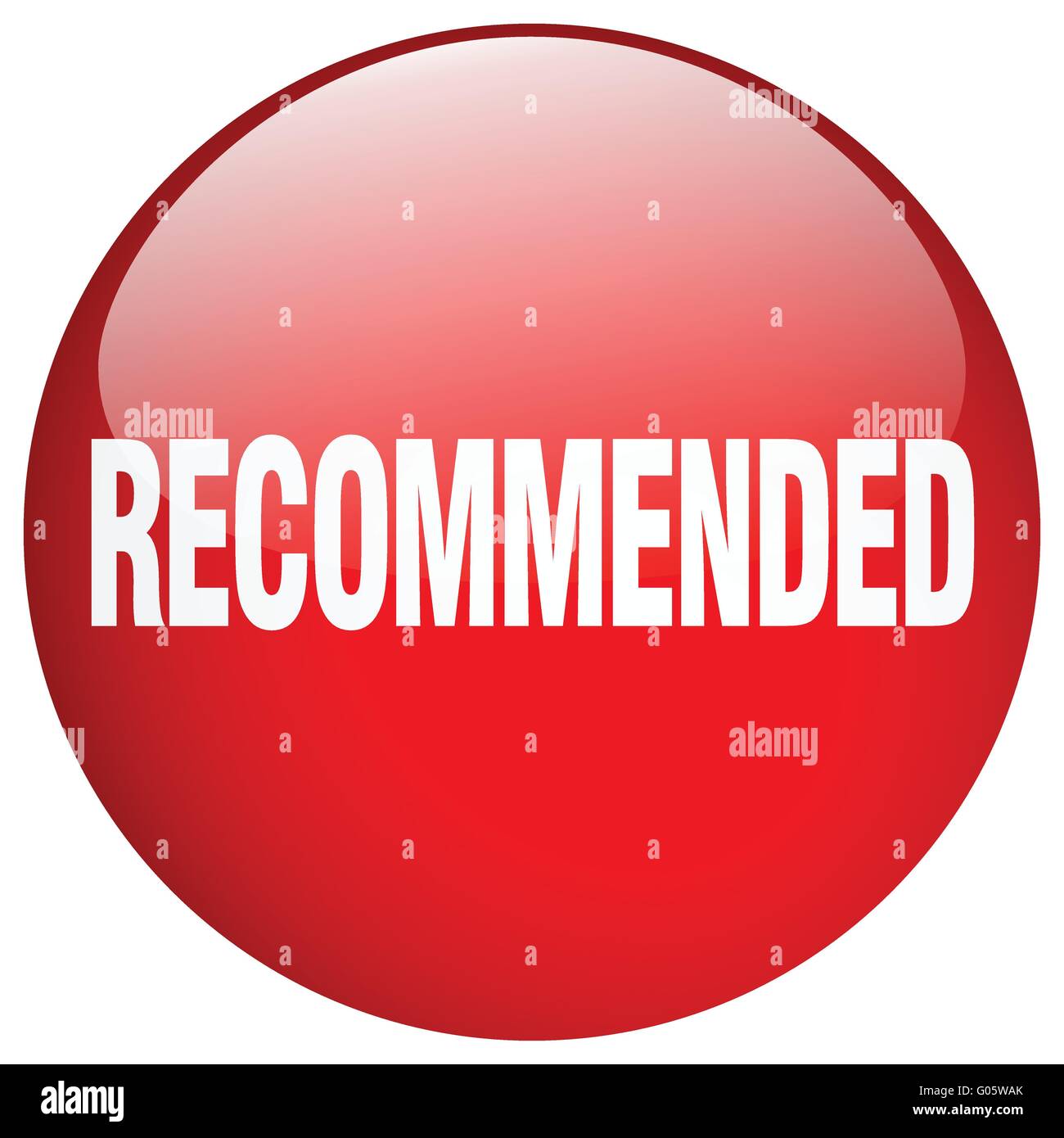 recommended red round gel isolated push button Stock Vector Image & Art ... recommended red round gel isolated push button Stock Vector Image & Art ...