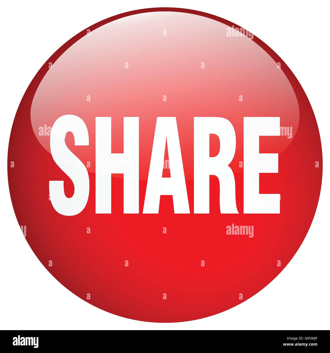 share red round gel isolated push button Stock Vector Image & Art - Alamy