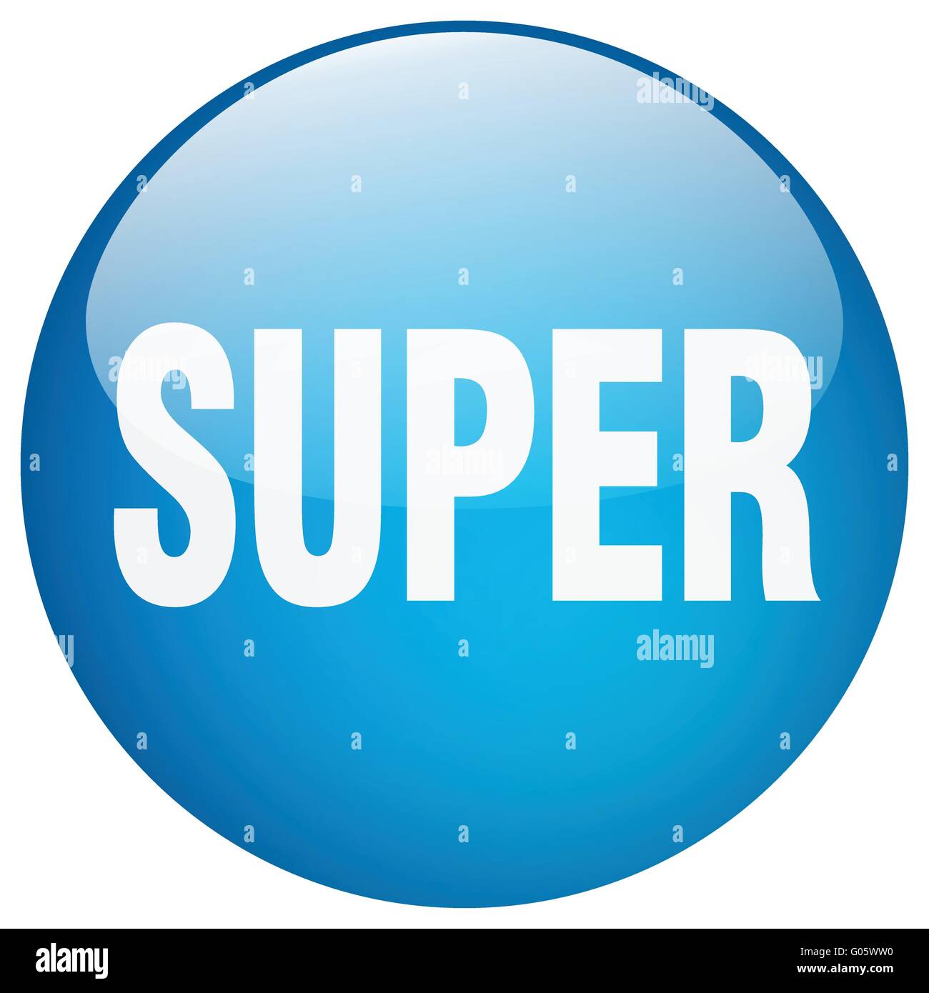 super blue round gel isolated push button Stock Vector Image & Art - Alamy
