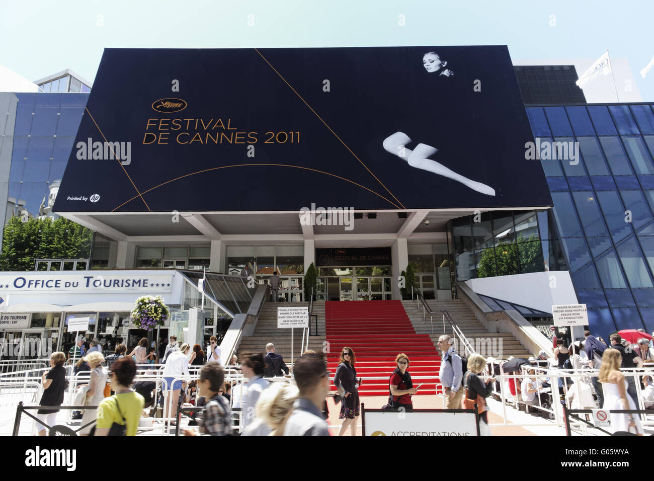 Cannes, Entrance of the festival, Cote d’Azur Stock Photo - Alamy