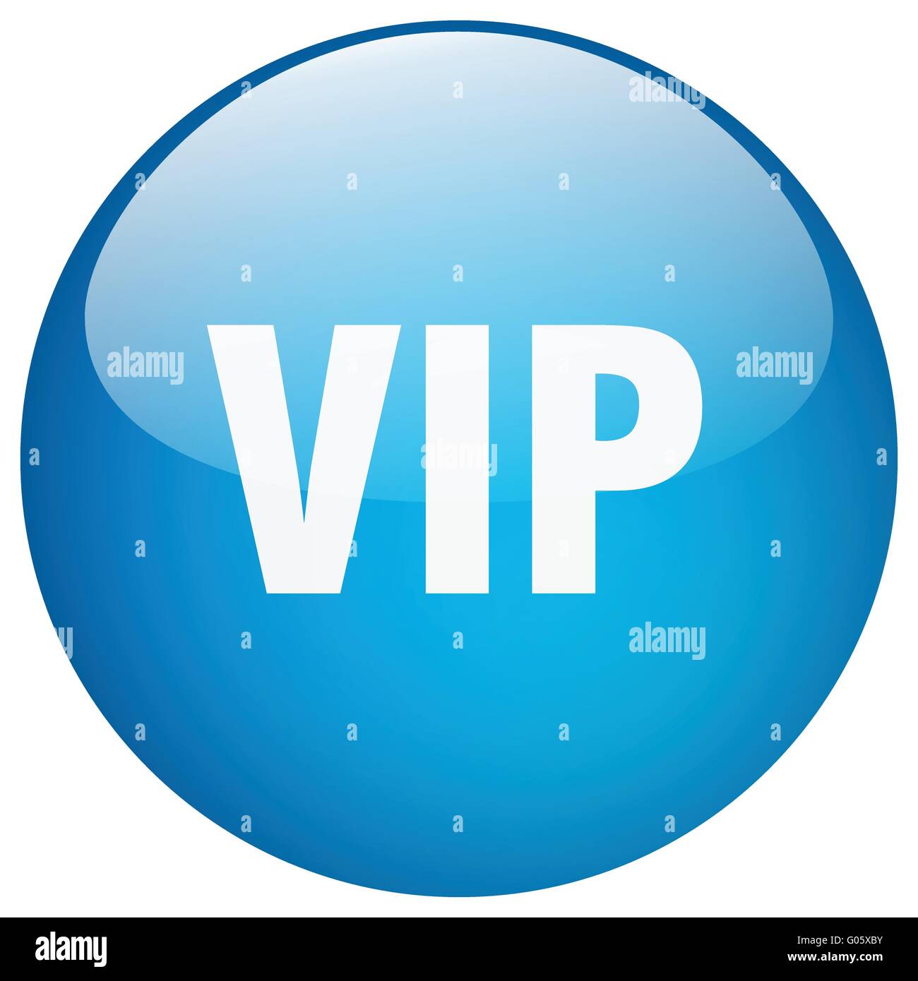 vip blue round gel isolated push button Stock Vector Image & Art - Alamy