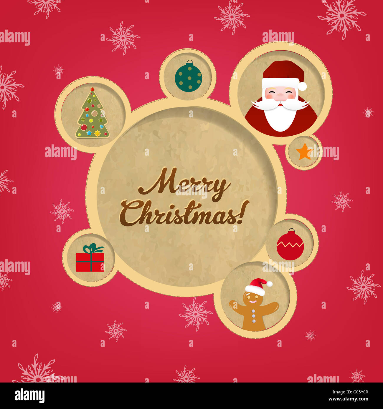Santa claus emblem hi-res stock photography and images - Alamy
