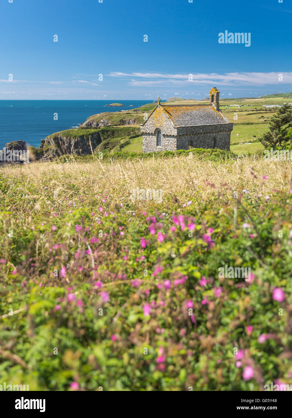 St. non's chapel wales hi-res stock photography and images - Alamy