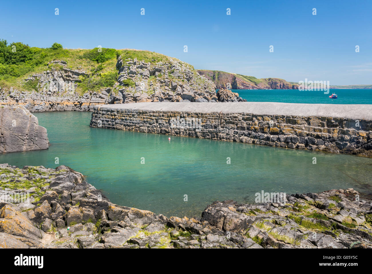 Stackpole Quay - Pembrokeshire Stock Photo - Alamy