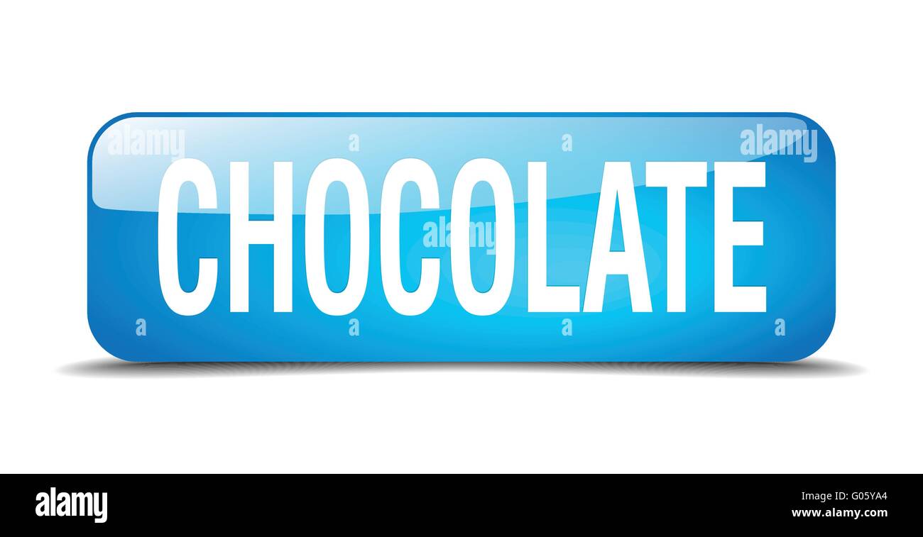 Chocolate blue 3d realistic Stock Vector Images - Alamy