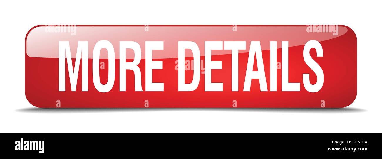 more details red square 3d realistic isolated web button Stock Vector ...