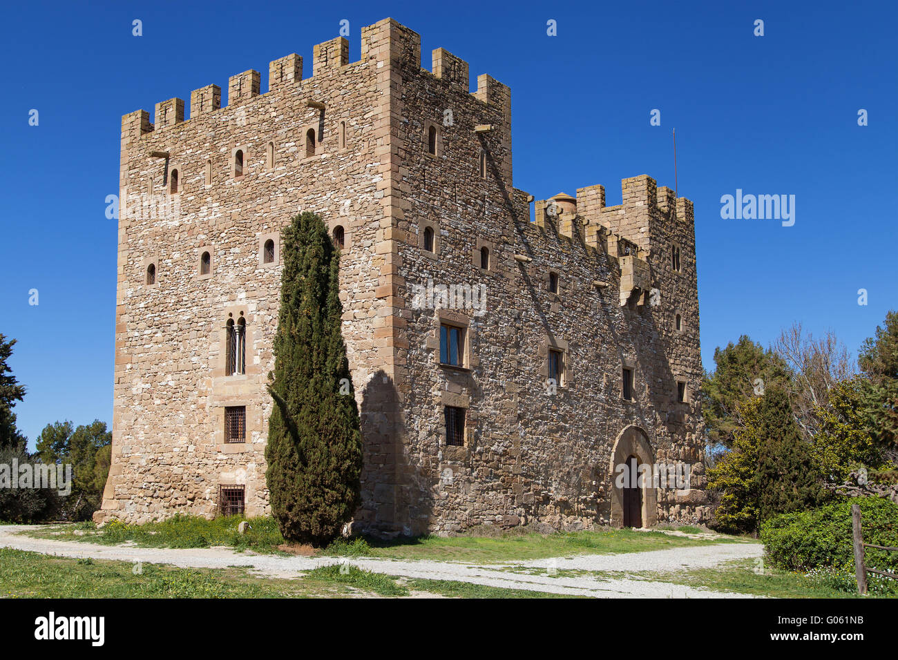 Castle of La Rapita in Vallfogona de Balaguer, Lleida, Catalonia, Spain ...