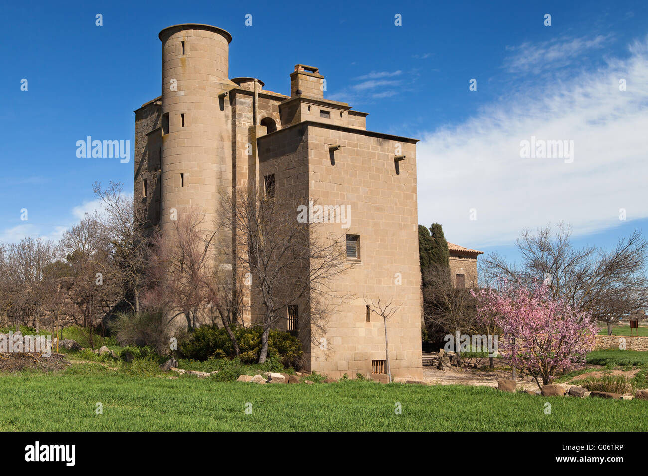 Castle-Mill of Ratera in Concabella, Lleida, Catalonia, Spain Stock ...