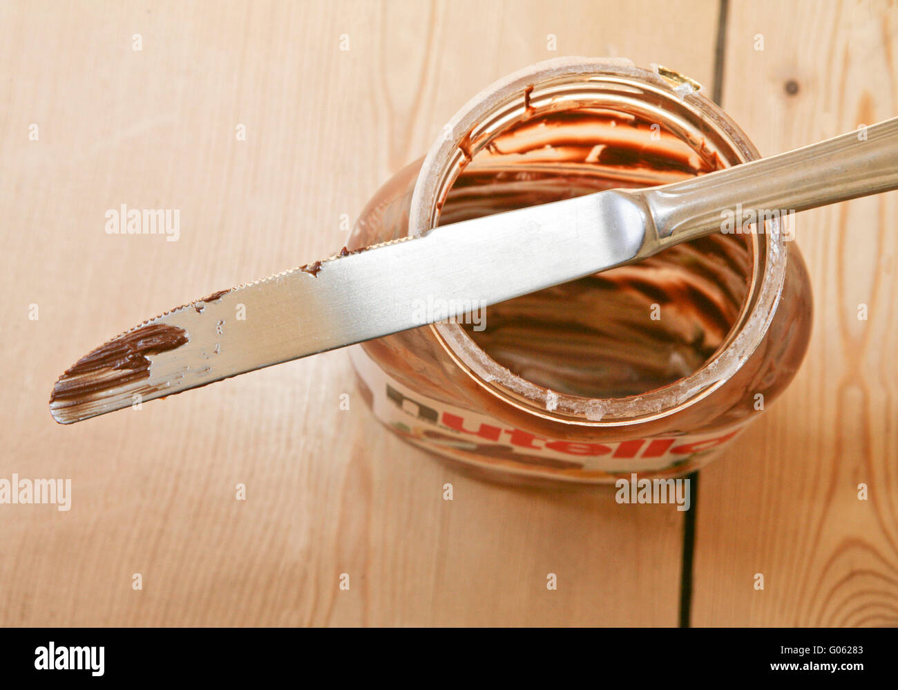 Nutella Jar Open High Resolution Stock Photography and Images - Alamy