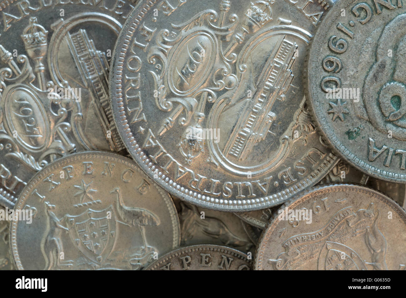 Pre decimal coins hi-res stock photography and images - Alamy