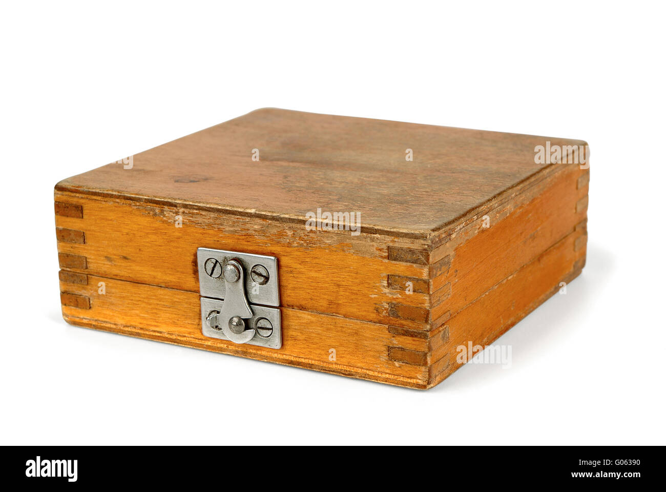 Old wooden box Stock Photo - Alamy