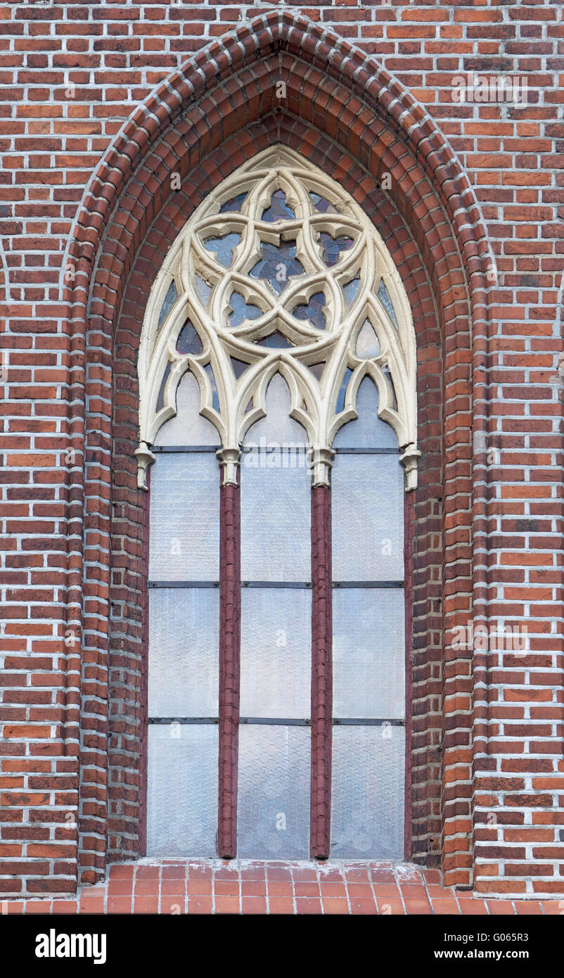 Ornamented window of a cathedral in gothic style Stock Photo - Alamy