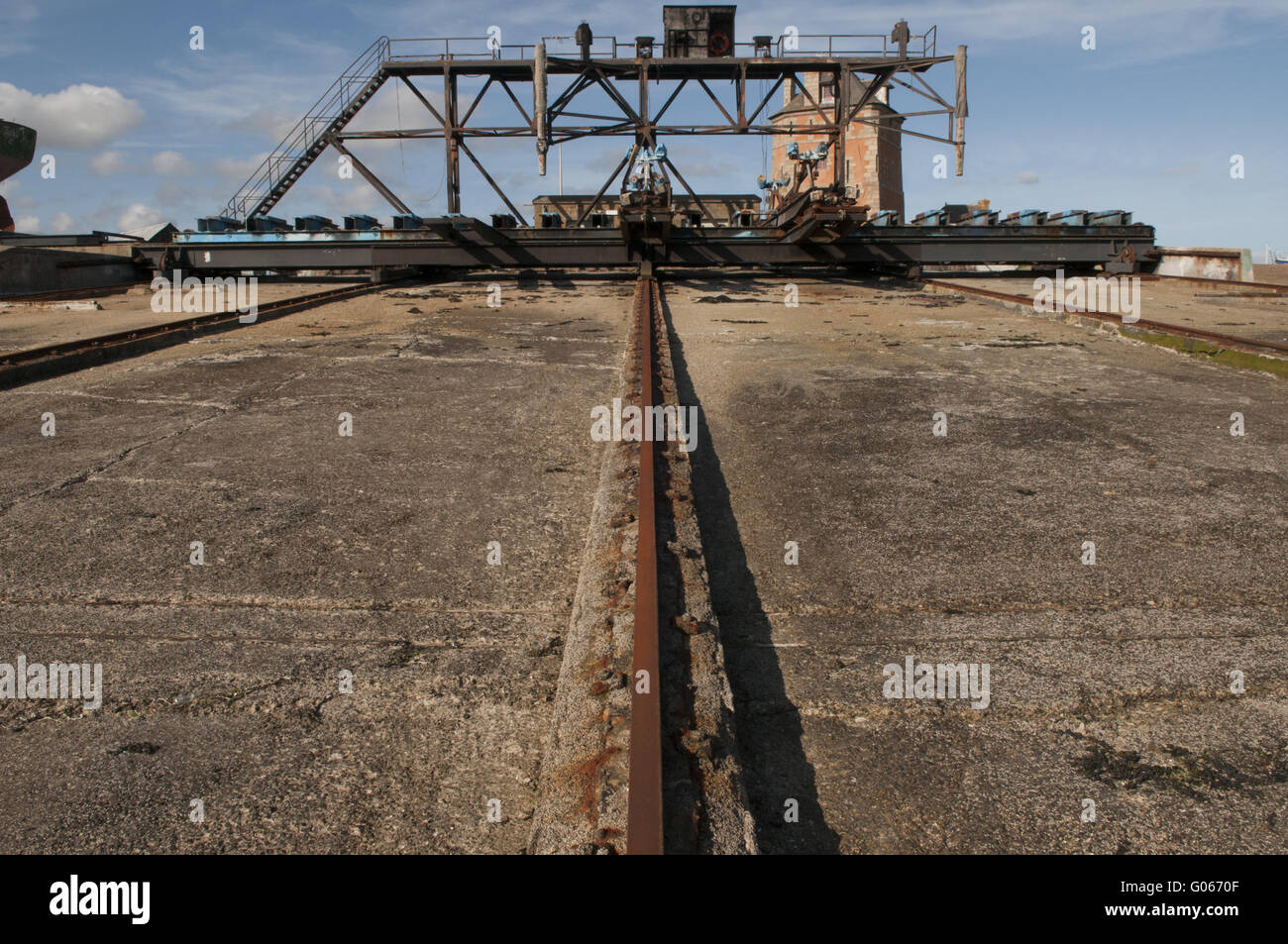 Historical shipyard in the Harboer of Camaret-sur Stock Photo - Alamy