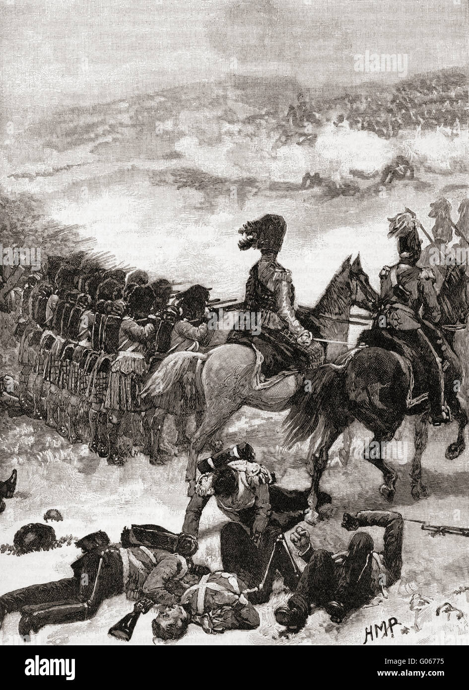 The Highlanders at The Battle of the Alma, 20 September 1854, usually ...