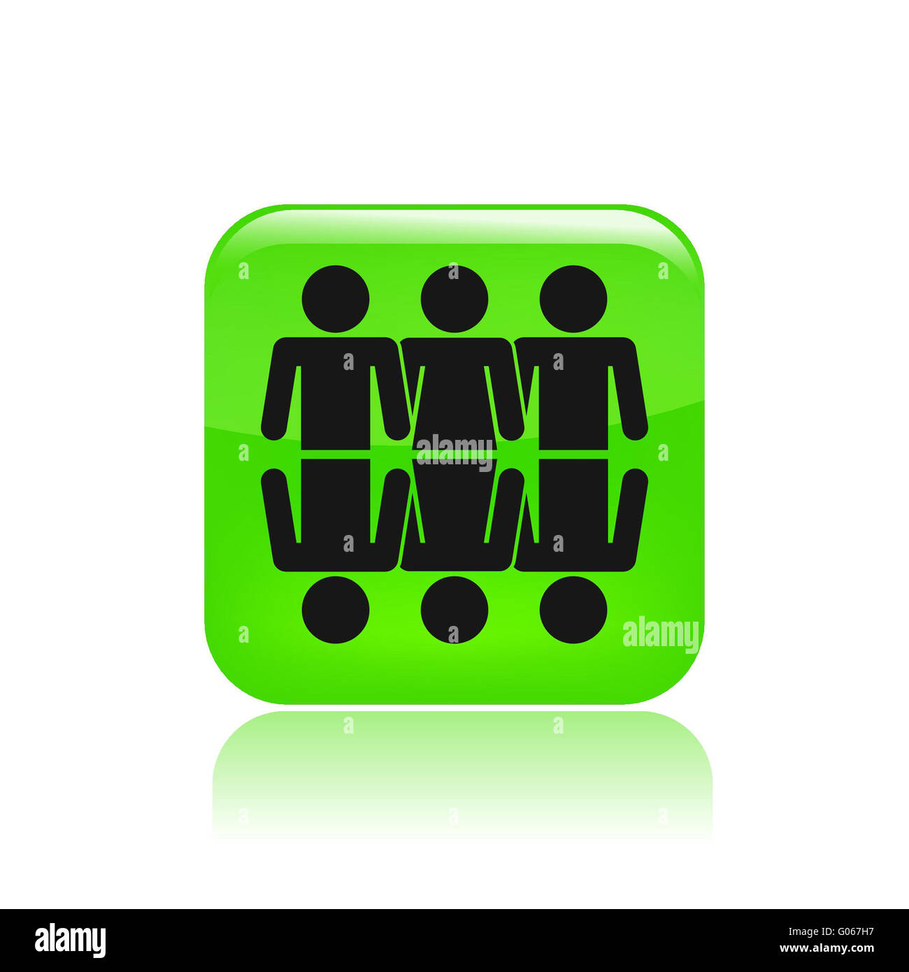 Vector illustration of single social network icon Stock Photo - Alamy