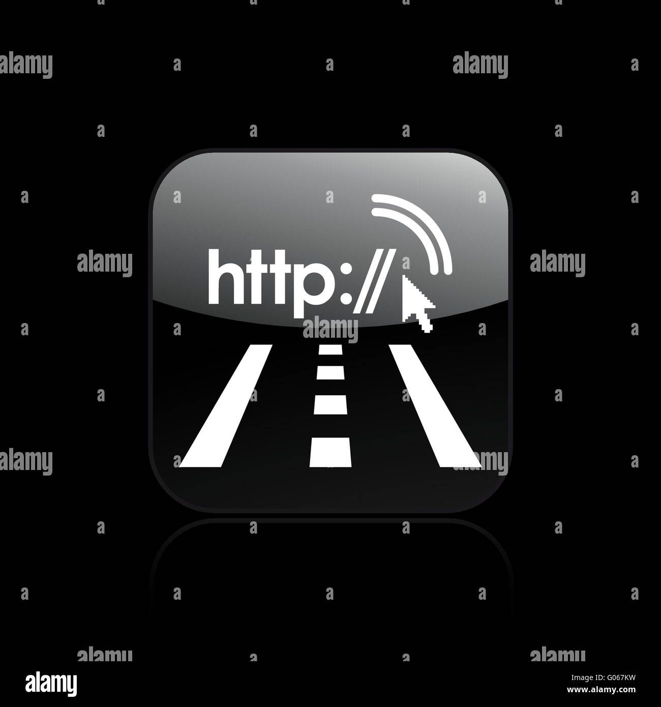 Navigate icon hi-res stock photography and images - Alamy