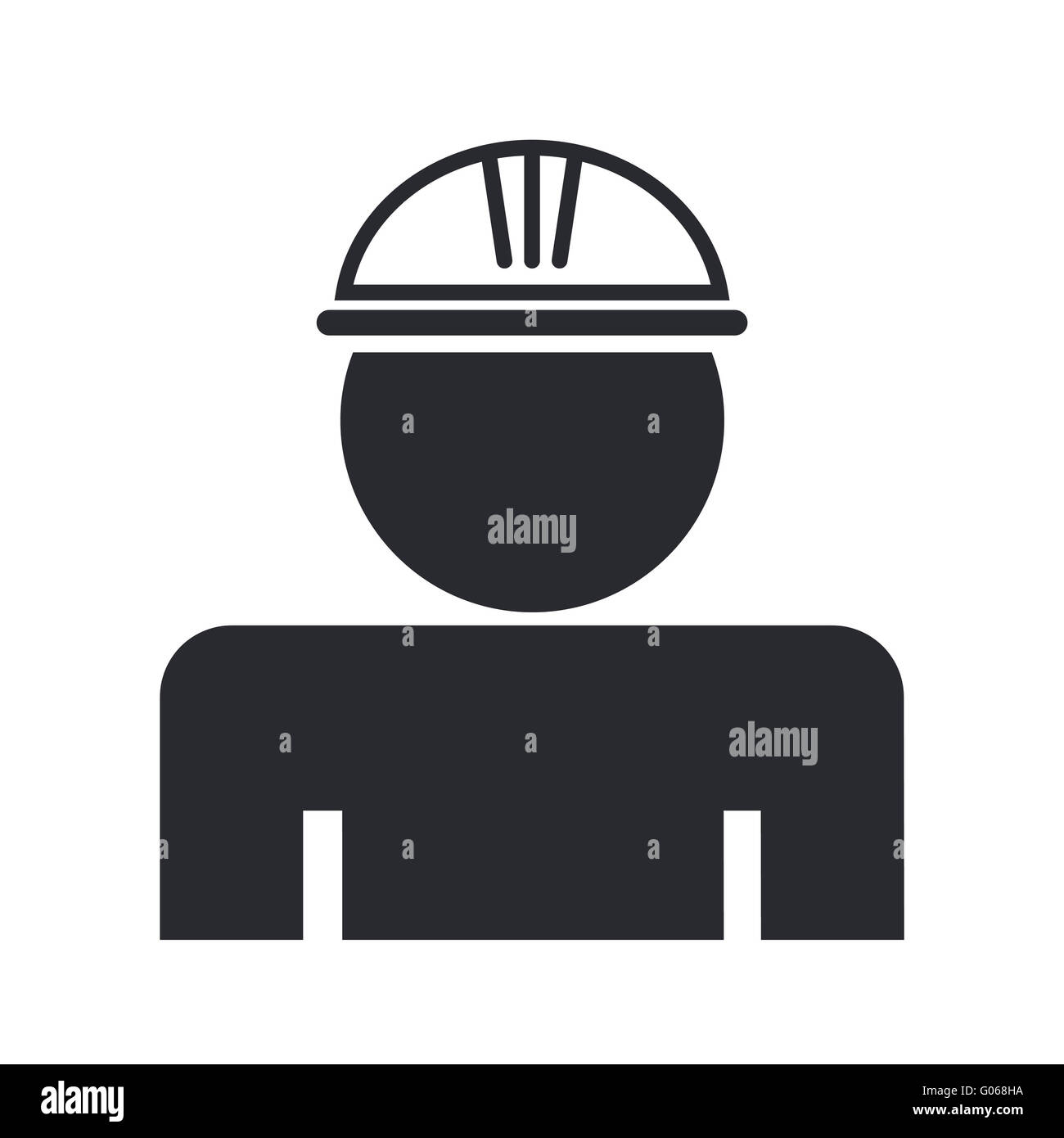Worker icon vector hi-res stock photography and images - Alamy