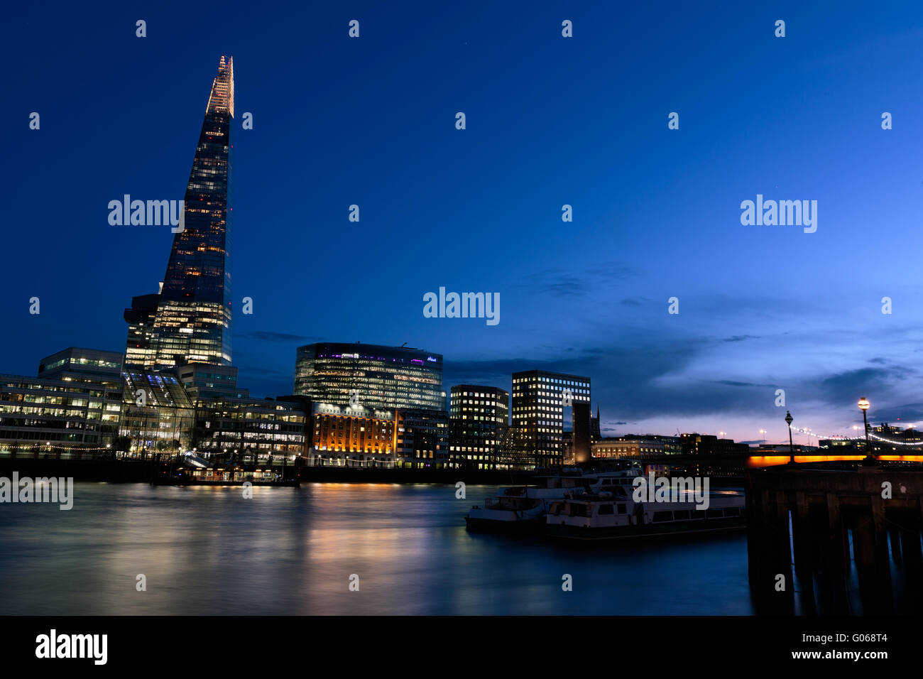 City Of London Skyline Night High Resolution Stock Photography and ...