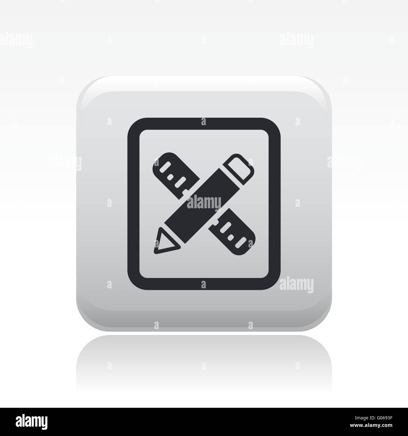 Vector illustration of isolated design tools icon Stock Photo - Alamy