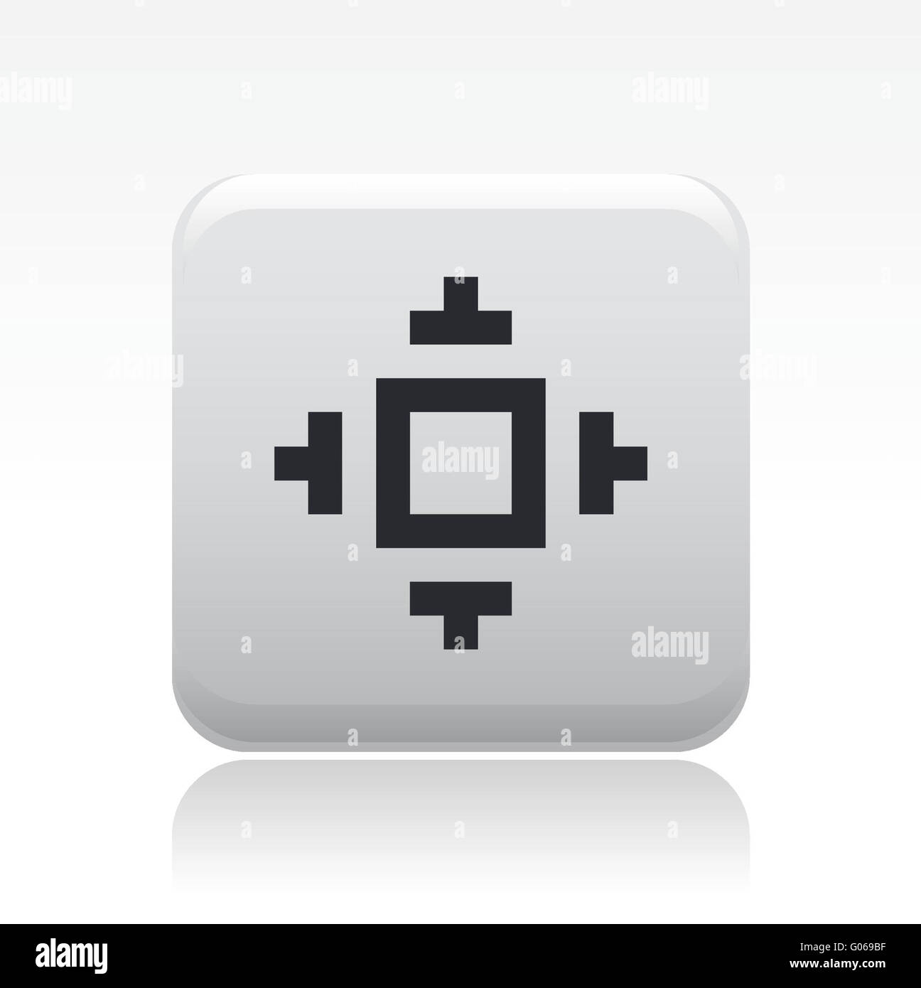 Vector illustration of single pixel icon Stock Photo - Alamy