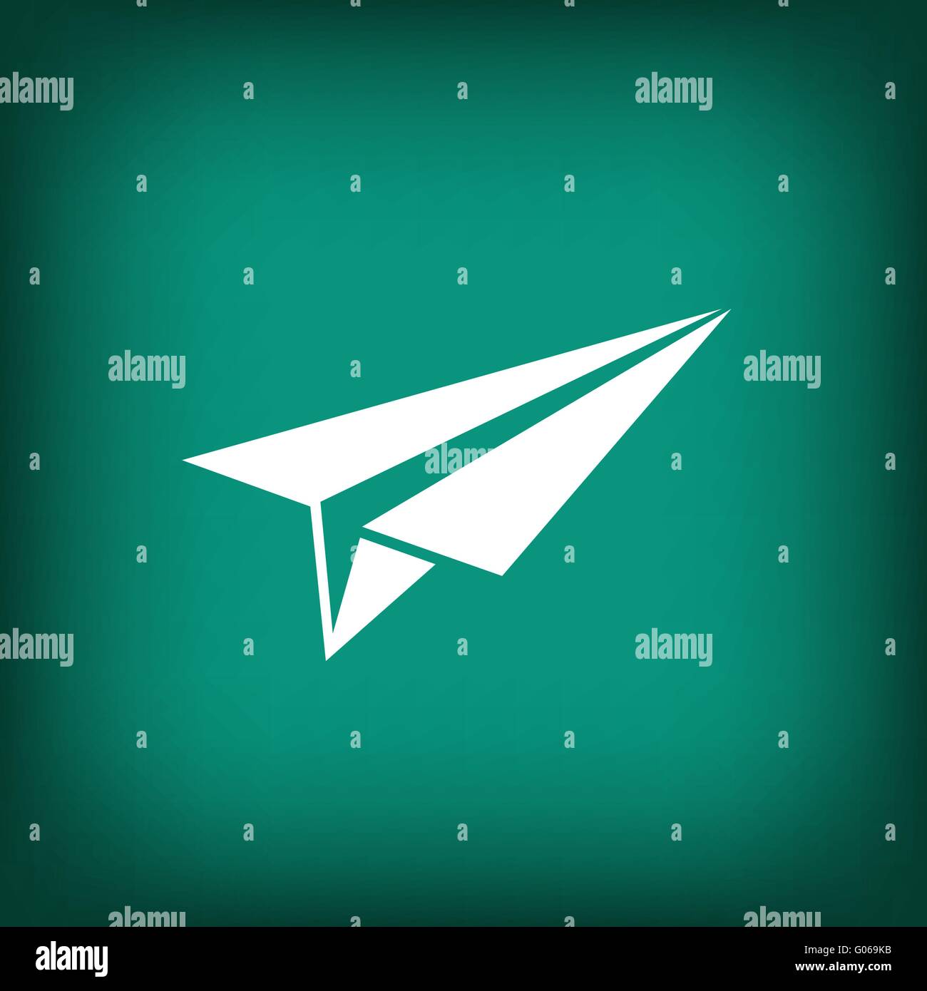 Pictograph of airplane. Vector concept illustration for design. Eps 10 ...