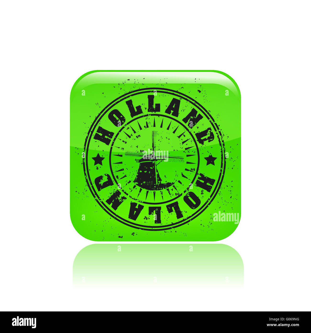 Vector illustration of single holland icon Stock Photo - Alamy